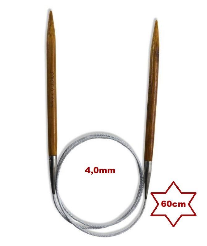 Agulha Circular de Bambu 60cm Circulo